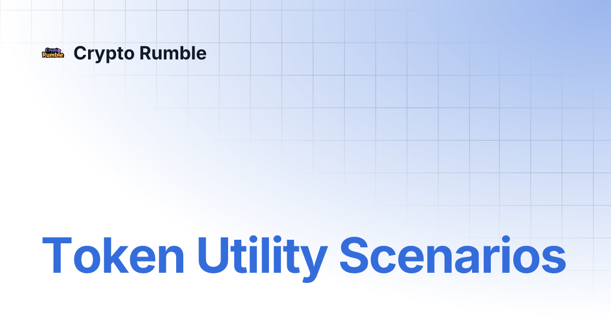 Token Utility Scenarios | Crypto Rumble